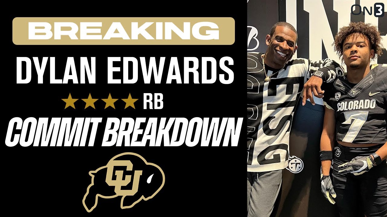 Deion Sanders lands SPEEDSTER RB 4-star Dylan Edwards | Highlights ...