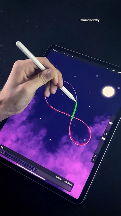 Easy and fun idea for your first animation 🤗 #procreate #animation ...