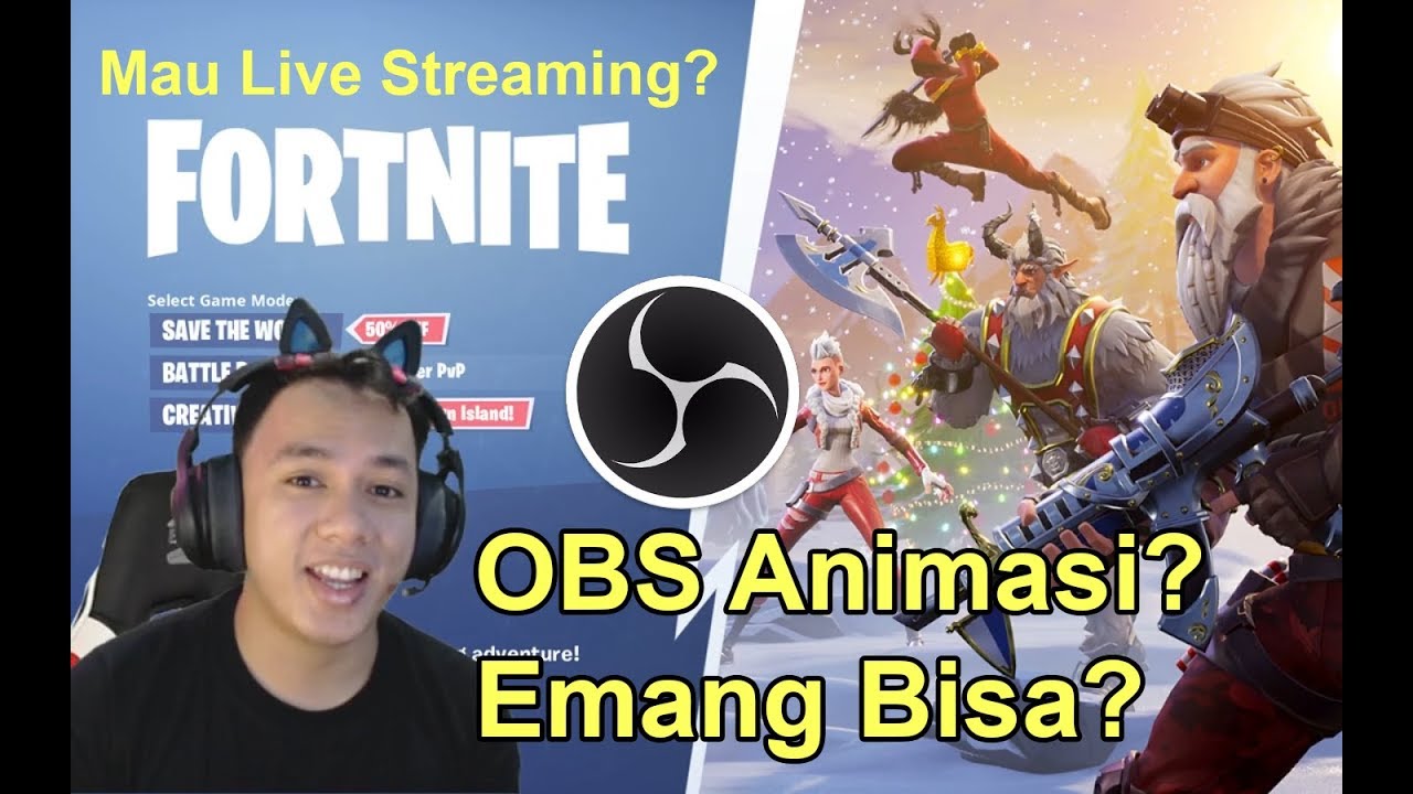 Tutorial Membuat Animasi di OBS MUDAH!! - Cara Live Stream Overlay ...
