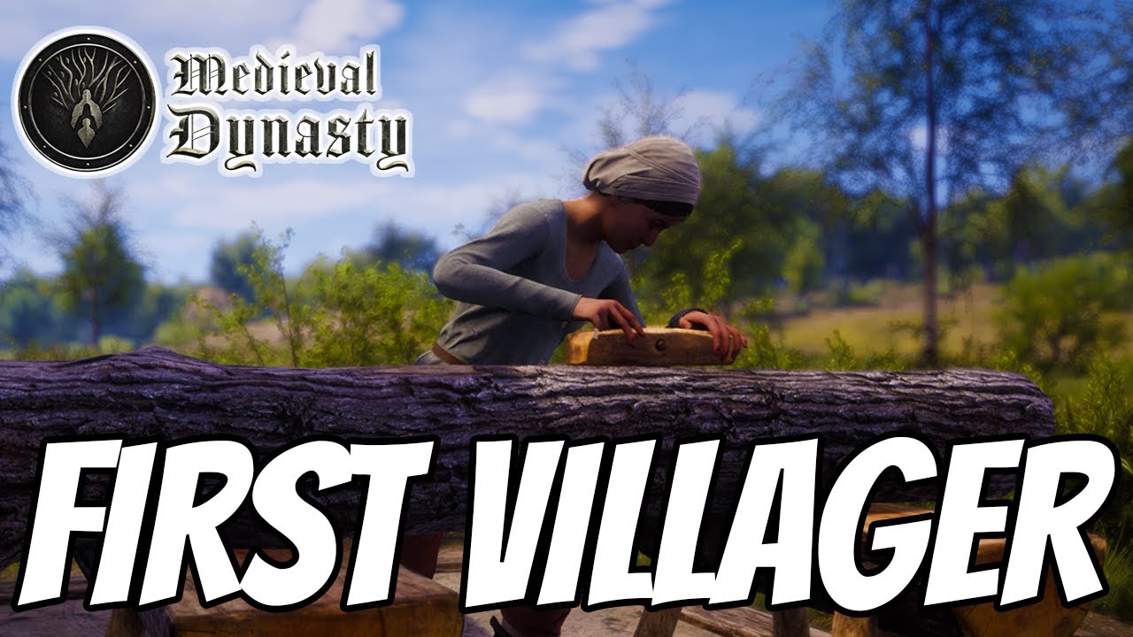 Getting our First Villager in Medieval Dynasty [E02] - YouTube