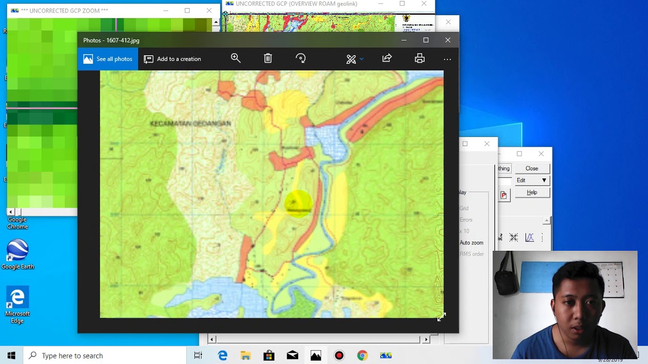 Tutorial Koreksi Geometrik Citra Landsat 8 Menggunakan ER Mapper 7.1 - YouTube