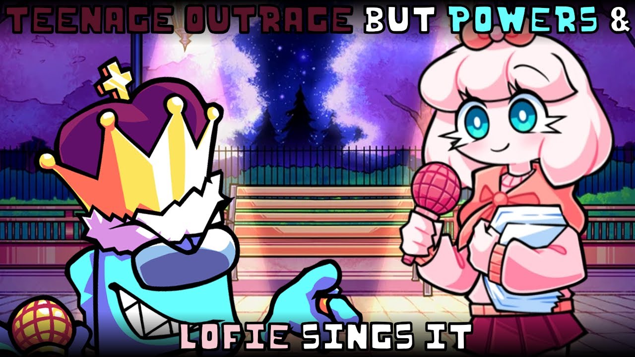 Teenage Outrage but Powers & Lofie sings it | FNF: Eteled Reincarnate ...