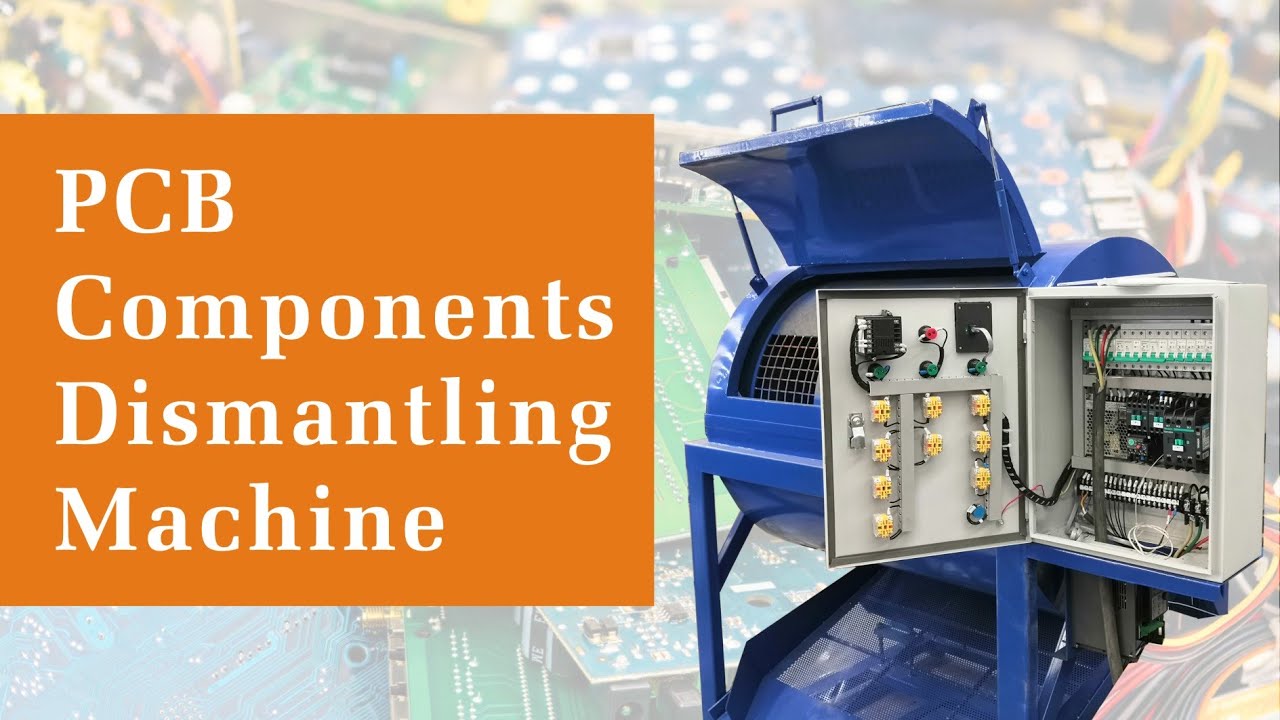 PCB Components Dismantling Machine - YouTube