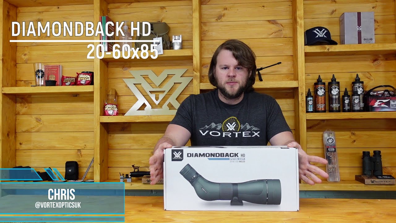 Vortex Optics Diamondback HD 20-60x85 Spotting Scope - YouTube