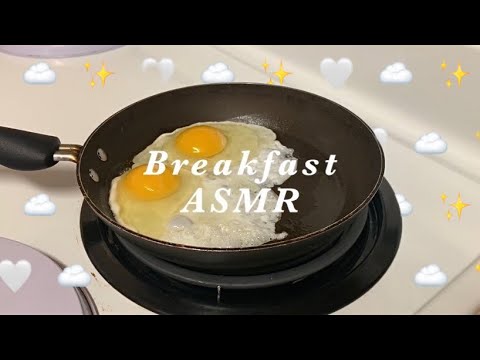 ASMR Making my FAV Breakfast 🌤 (No Talking) - YouTube