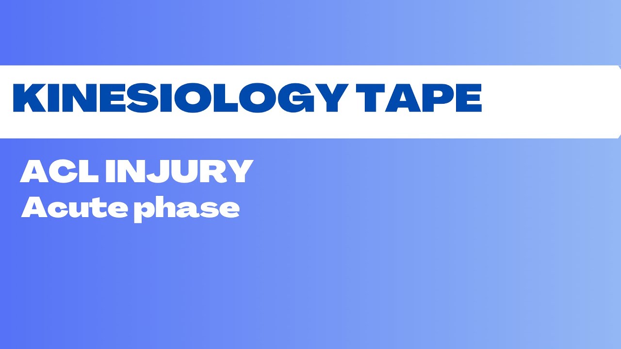 ACL injury (Acute phase) - YouTube