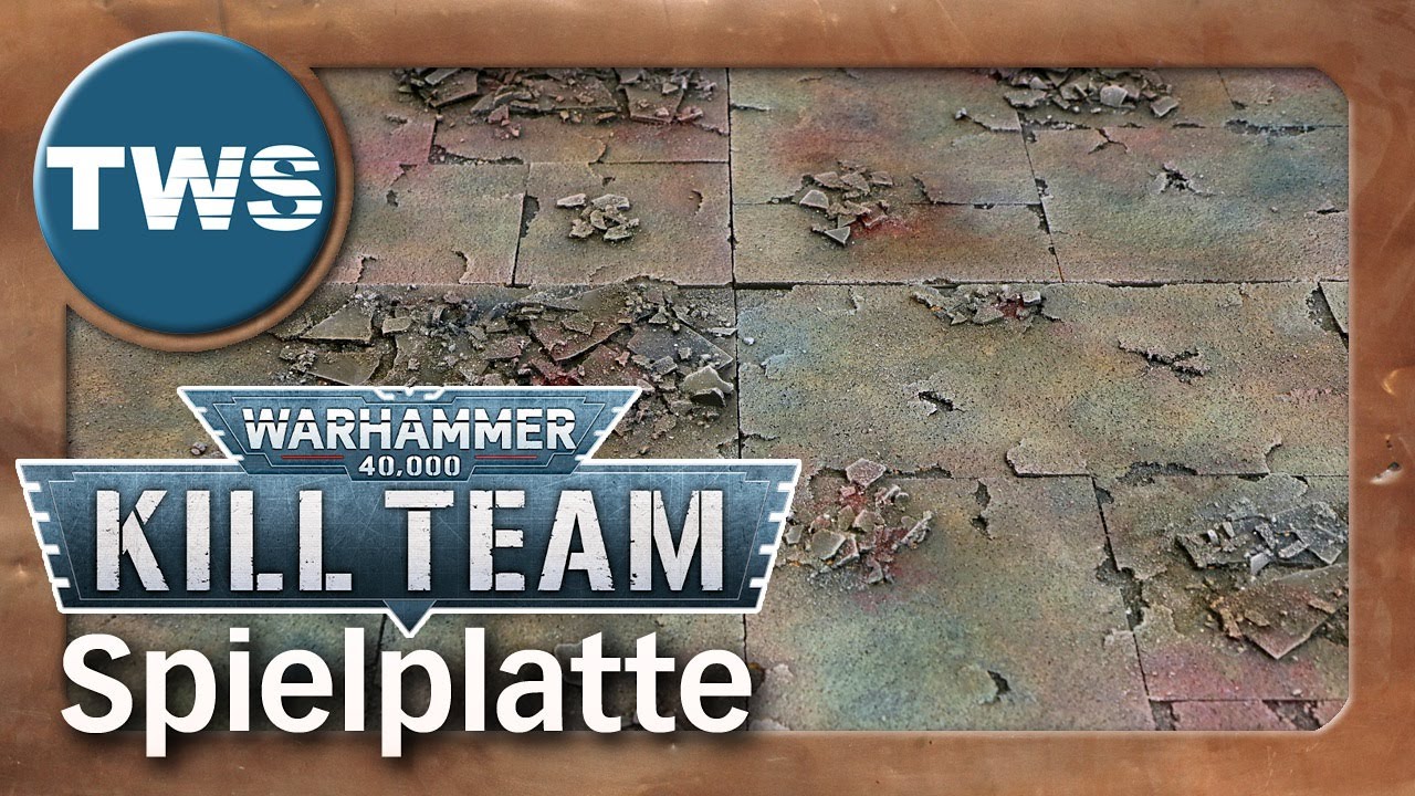 Tutorial: Spielplatte für Kill Team / Makropolsturm (Warhammer 40k, Magnetic Gaming Board, TWS ...