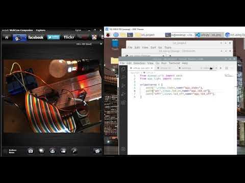 iot using Django Web Application - YouTube