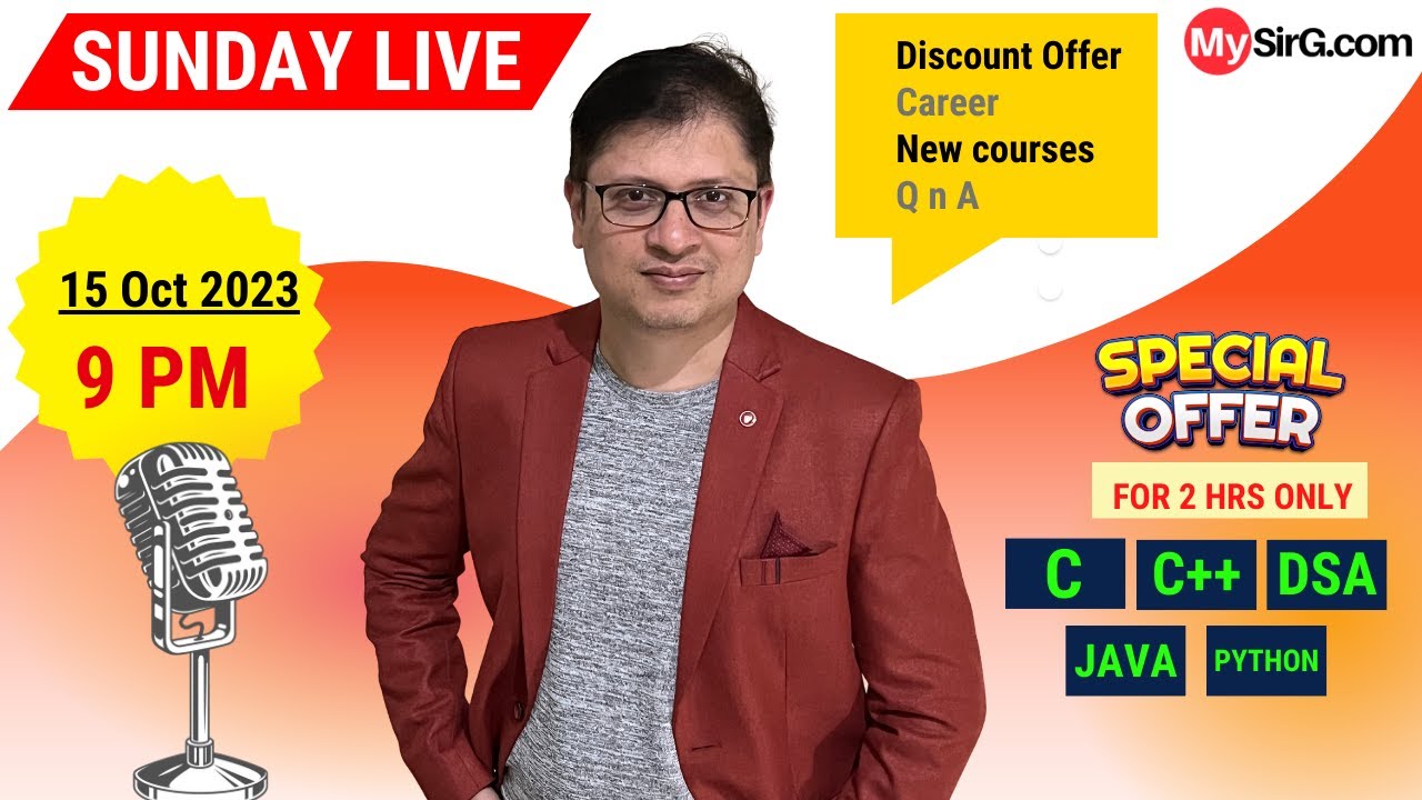 Sunday Live 9 Pm 15 Oct 2023 Mysirg Youtube