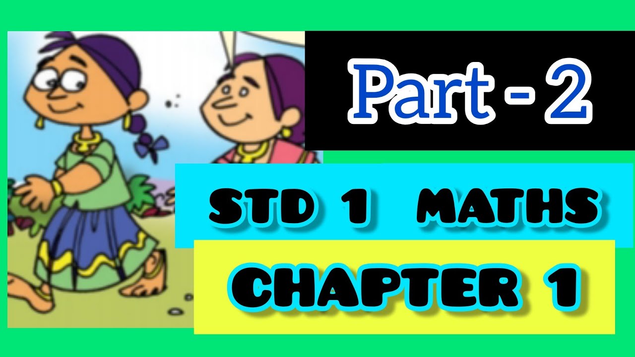 STD 1/ MATHS Chapter 1/ Part-2/ English Medium - YouTube