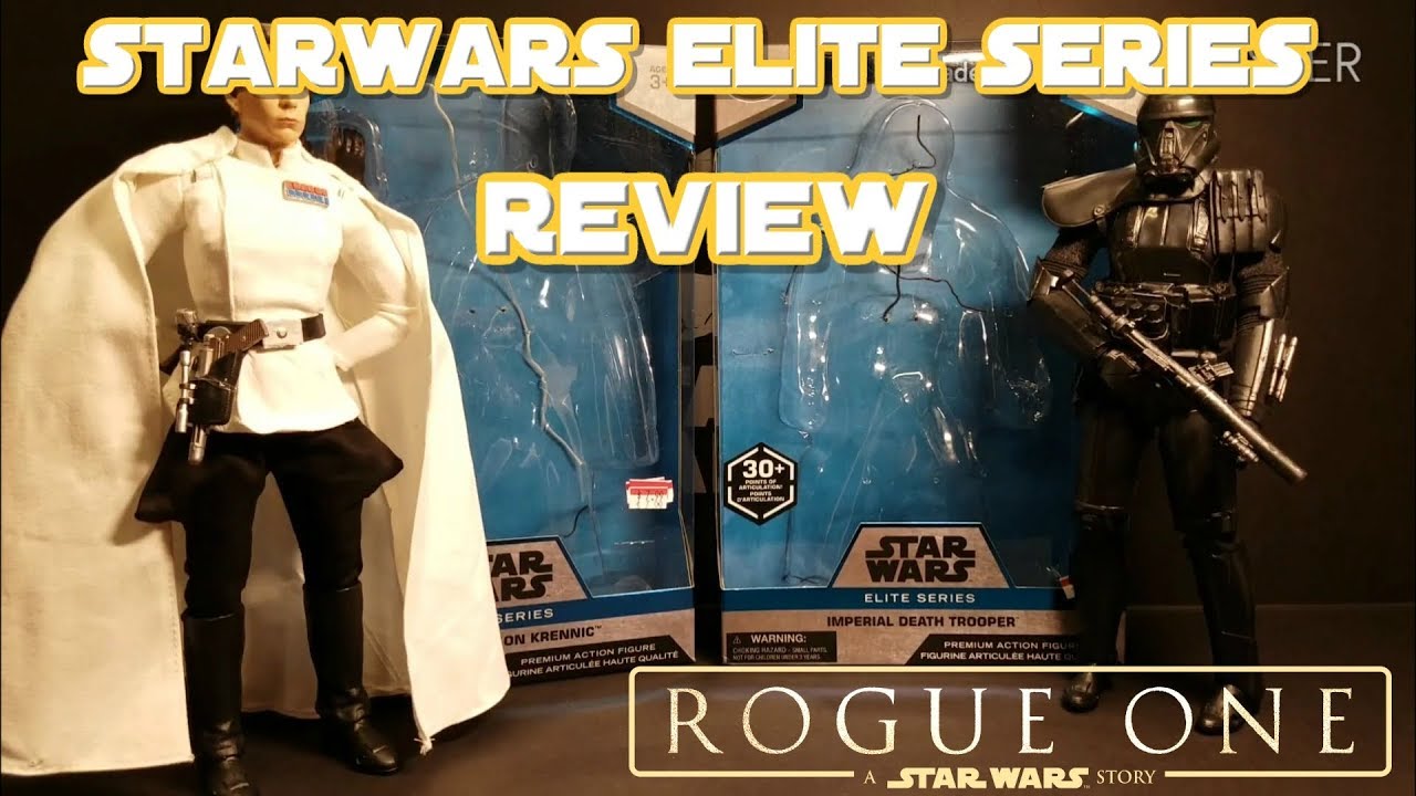 Review: Star Wars Elite Series Rogue One Figures - YouTube