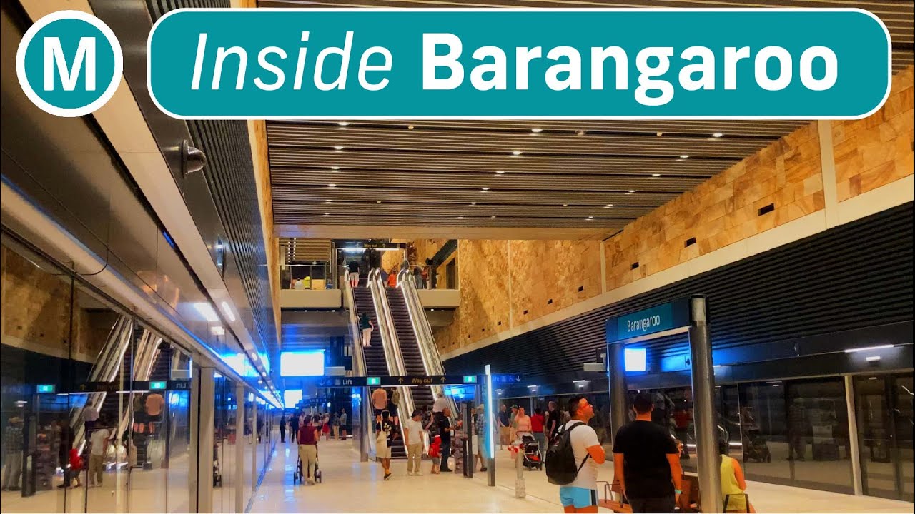 A First Look Inside Barangaroo Metro Station | Sydney Metro City ...