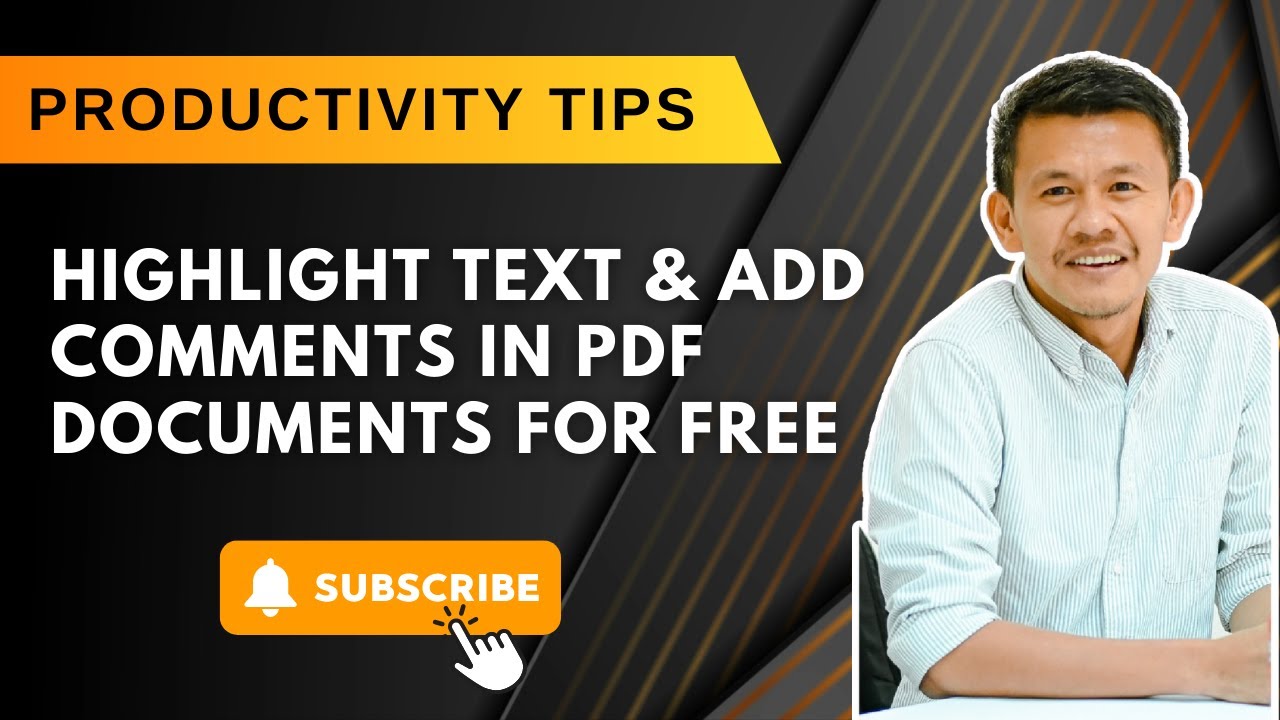 Highlight Text Add Comments In PDF Documents For FREE YouTube Highlight Text Add Comments In PDF Documents For FREE YouTube