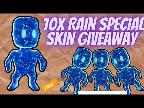 3x RAIN SPECIAL SKIN GIVEAWAY || STUMBLE GUYS LIVE ROAD TO 1K - YouTube