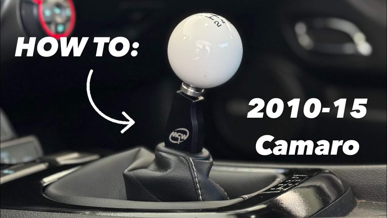 Installing a MGW SHORT THROW SHIFTER on my 2011 Camaro SS - YouTube