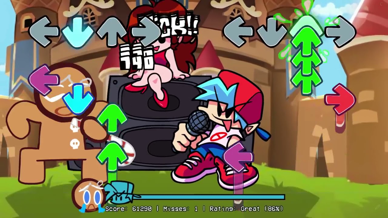 Friday Night Funkin' VS Gingerbrave Week Cutscenes FNF Mod Hard DEMO ...