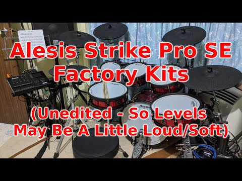Alesis Strike Pro SE Electronic Drum Kit Review Demo of Sound Module ...