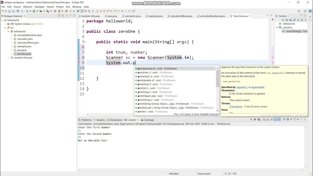 Amicable Numbers with Java || Part 2 || Lab 4 - YouTube