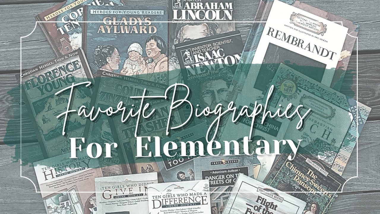 5 Favorite Biography Series| Elementary Biographies | Elementary ...
