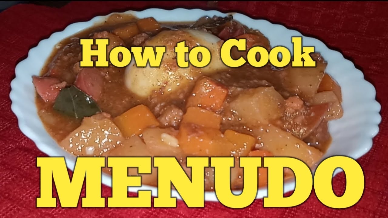 HOW TO COOK MENUDO with EGGS! - YouTube