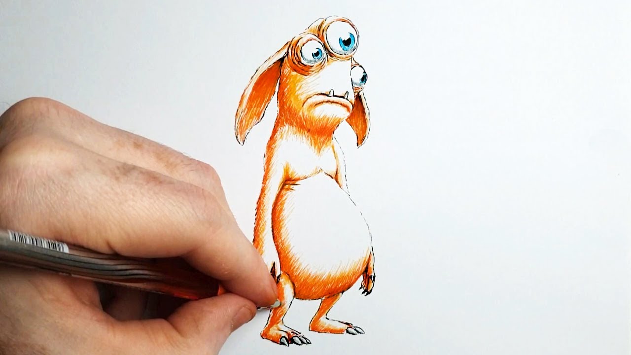 Drawing a Sad Monster 🔥 (132) - YouTube