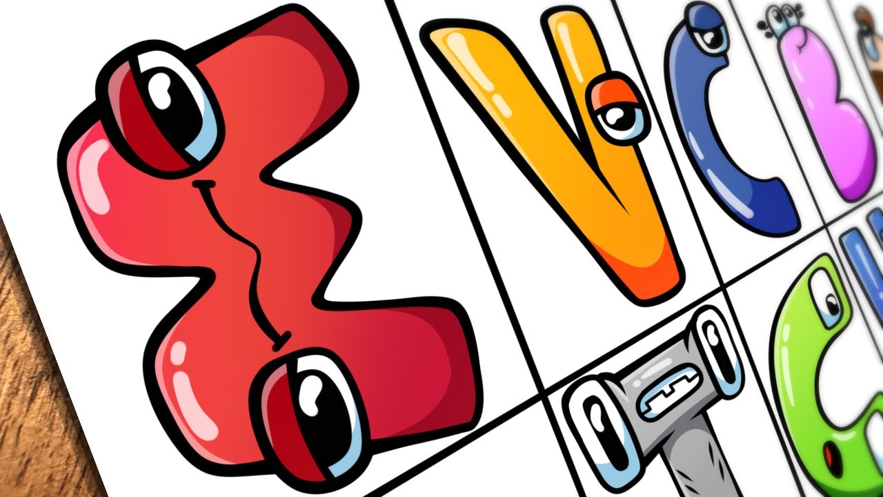 Drawing Alphabet Lore But Something is WEIRD (M-X) / How to draw ...