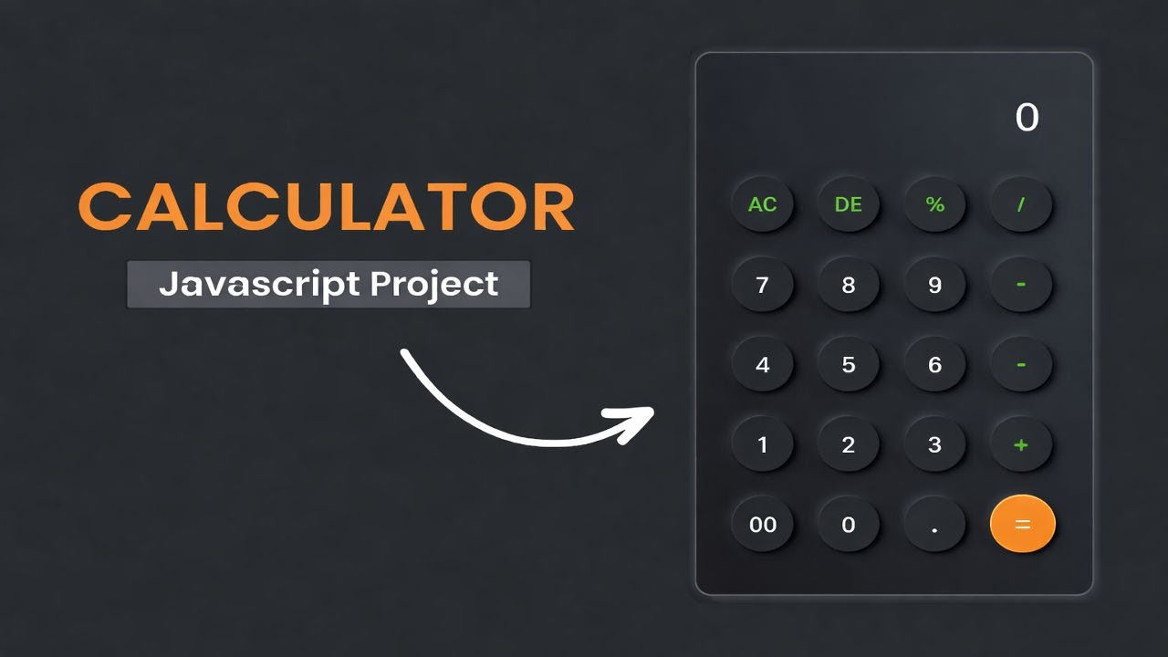 Build a Simple Calculator Using HTML, CSS & JavaScript | Beginner Web Development Project - YouTube