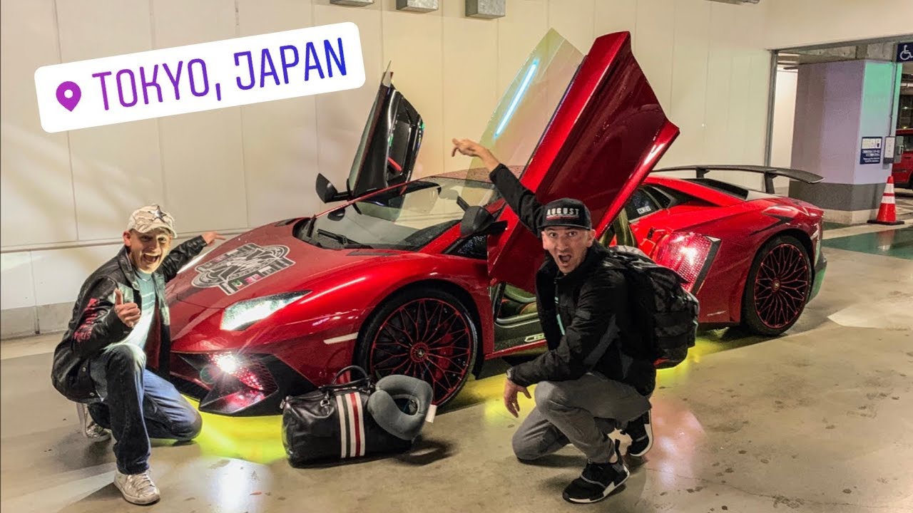 LAMBORGHINI UBER PICK UP IN TOKYO JAPAN! - YouTube