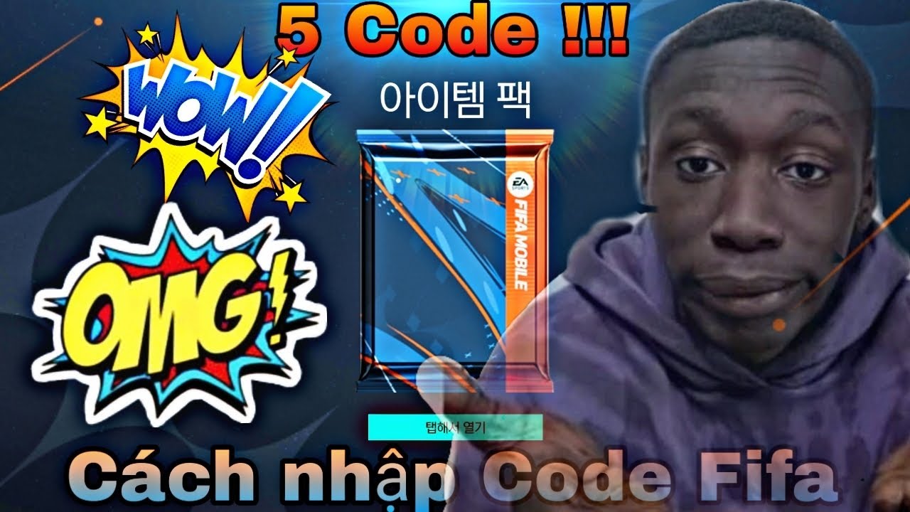 Thông báo 5 Code và cách nhập Code mới Fifa Mobile Hàn Quốc - YouTube