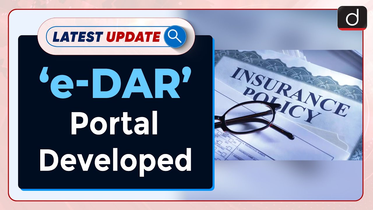 ‘e-DAR’ Portal Developed: Latest update | Drishti IAS English - YouTube