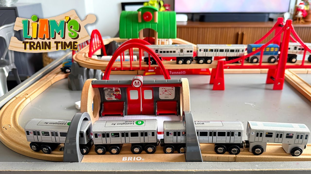 Building the Ultimate BRIO Wooden Train Track Layout on the Activity ...