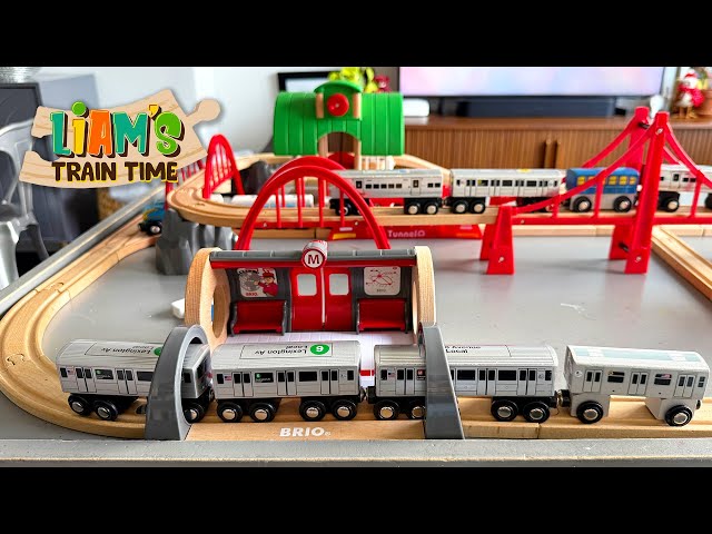 Brio Train Track Table INFANS Train Table, 84 Pieces Wooden Kids