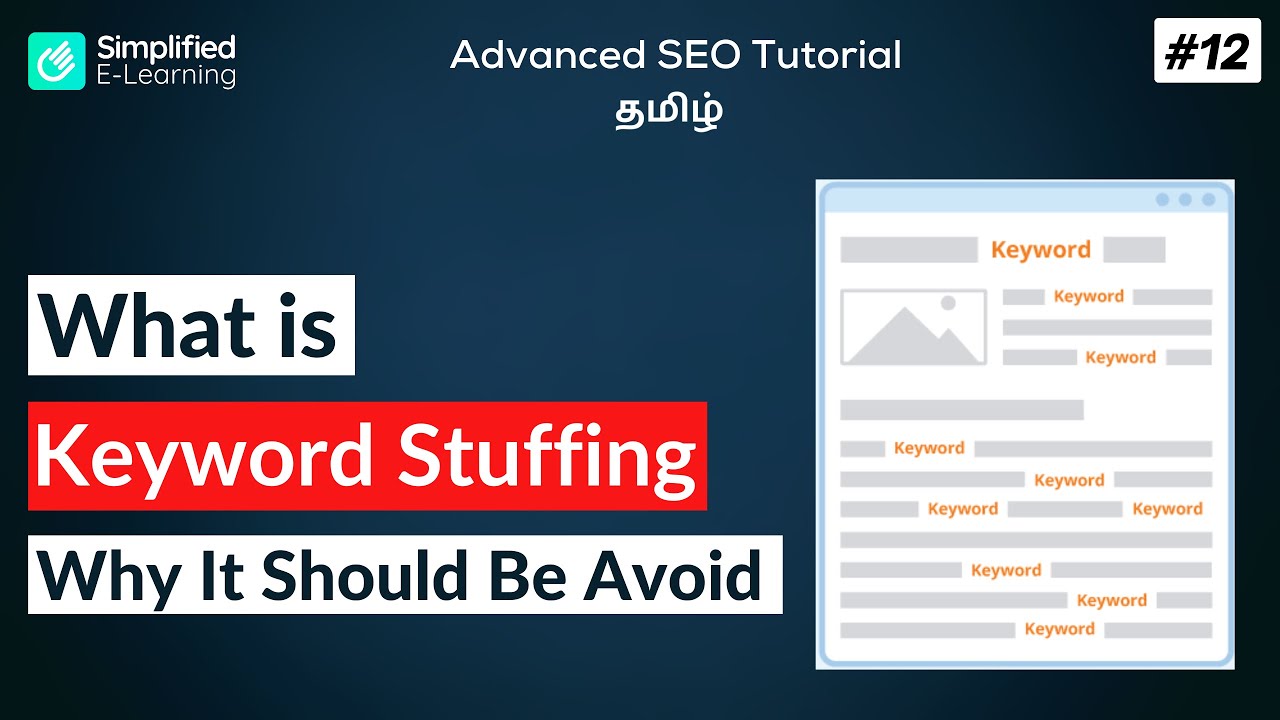 What is Keyword Stuffing & Why to avoid it | SEO Tutorial in Tamil ...