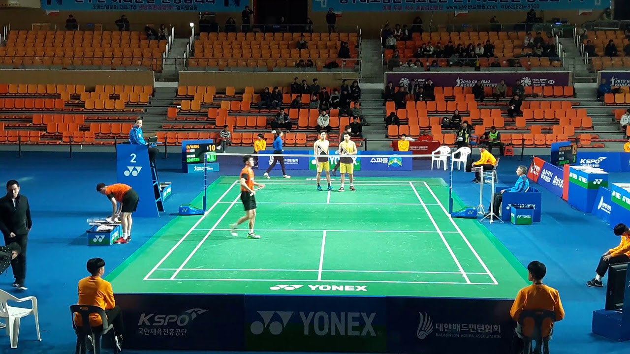 2019 광주코리아마스터즈 남자복식 8강 2set (GOH V Shem,TAN Wee Kiong vs DI Zi Jian ...