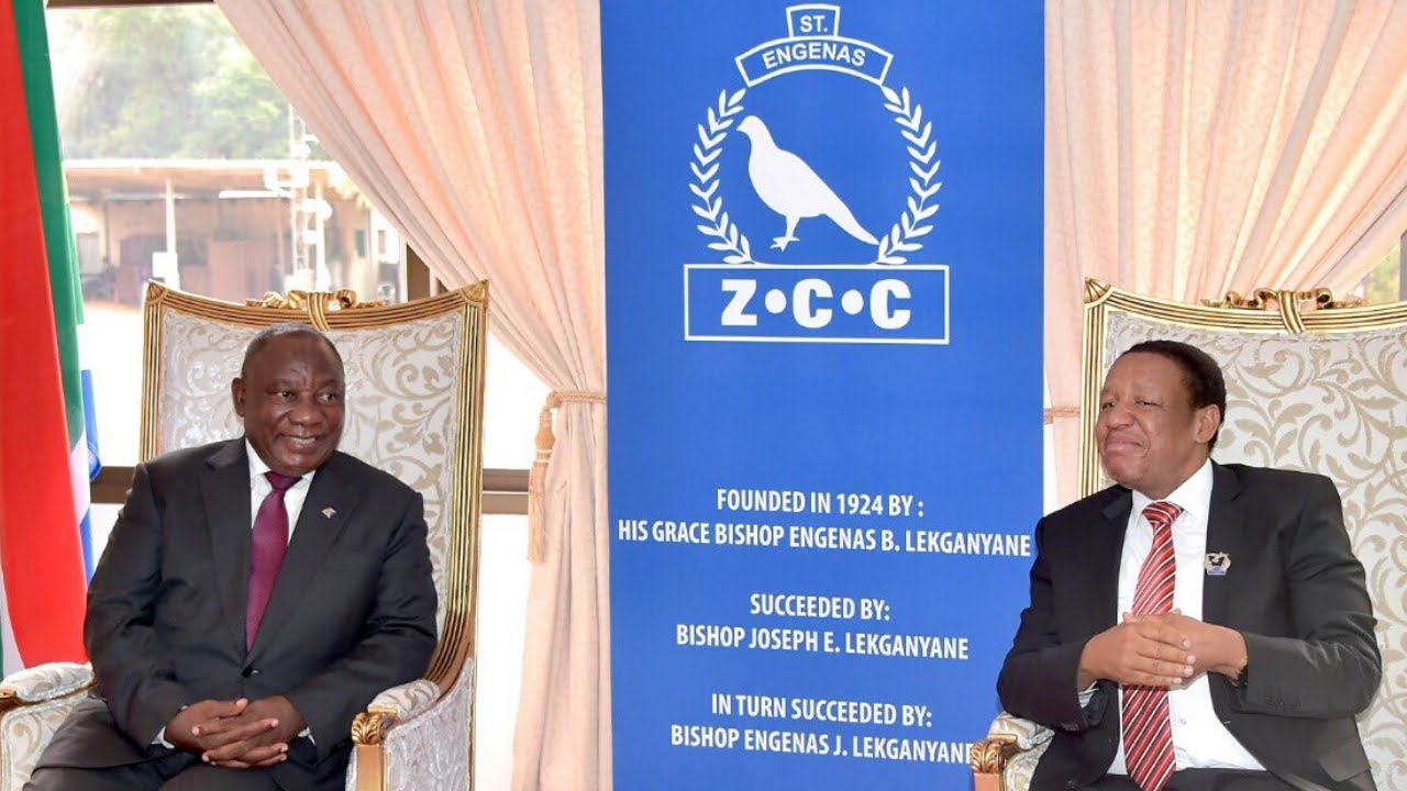 Bad News for ZCC People President Cyril Ramaphosa visits Moria to meet ...