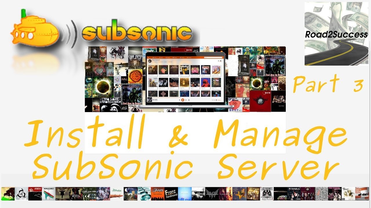 SubSonic Stream Server How To Link Connection To Roku - YouTube