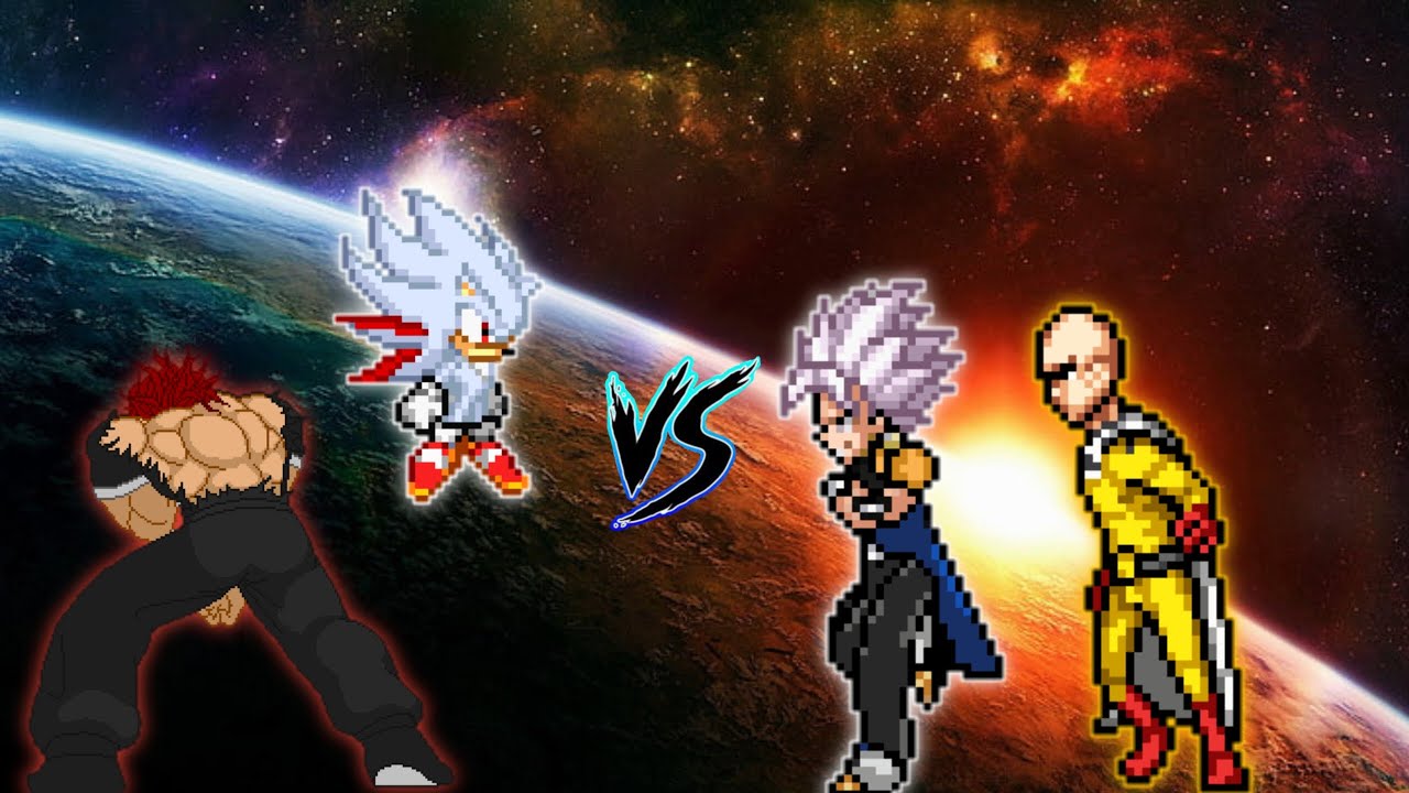 Hyper Shadic OP & Yujiro Hanma VS Gogetto MUI & Accurate Saitama SM in ...