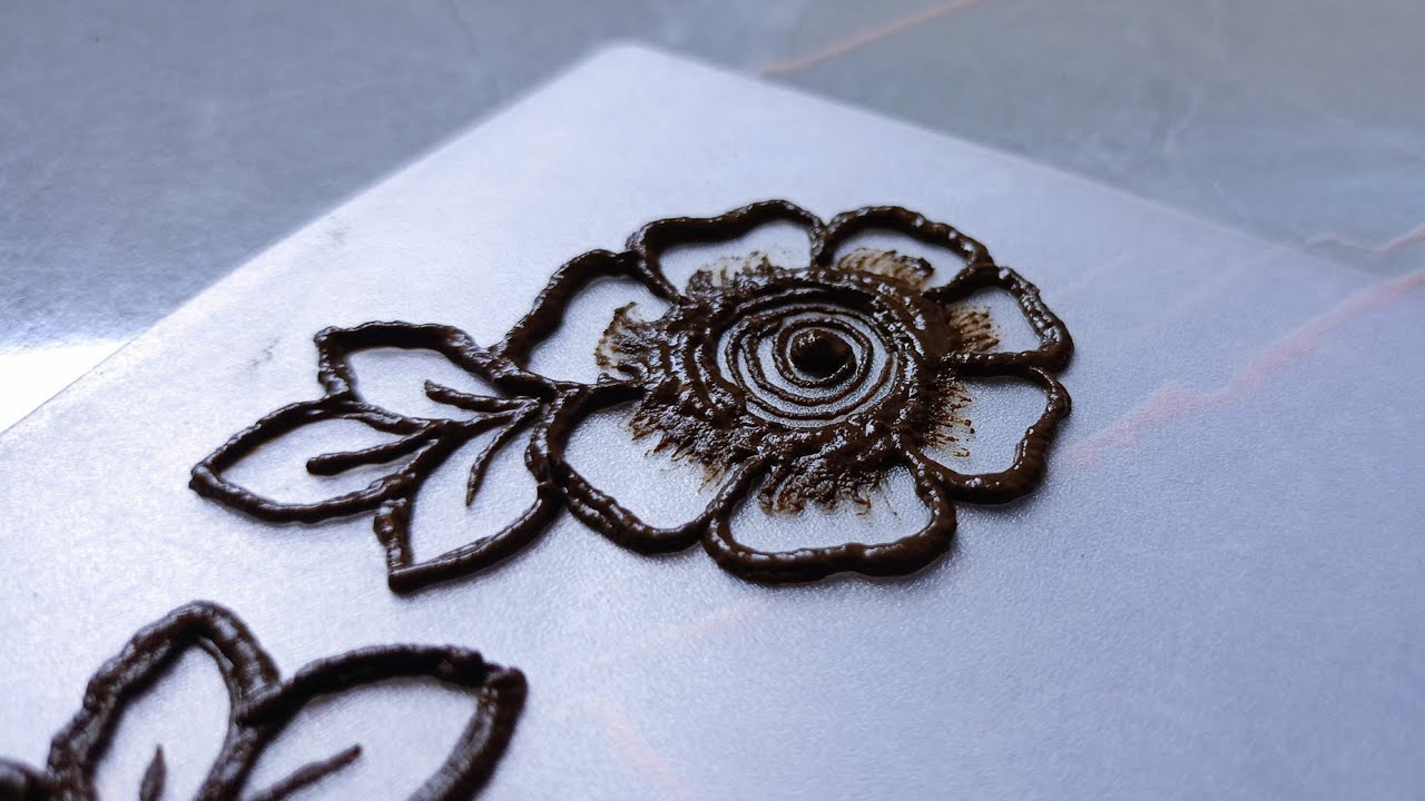 Easy 3D Rose Mehndi Design|Simple Mehndi Design| Easy Front Hand Mehndi ...