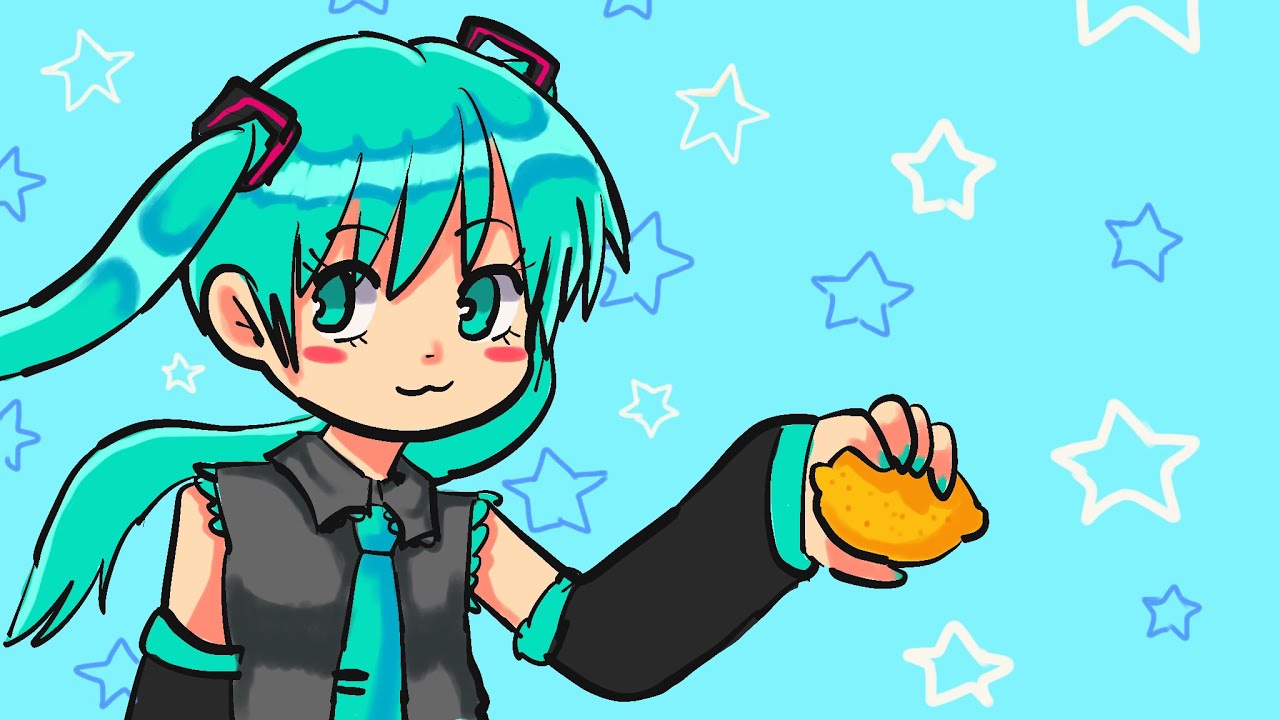 Miku eats Lemon - YouTube