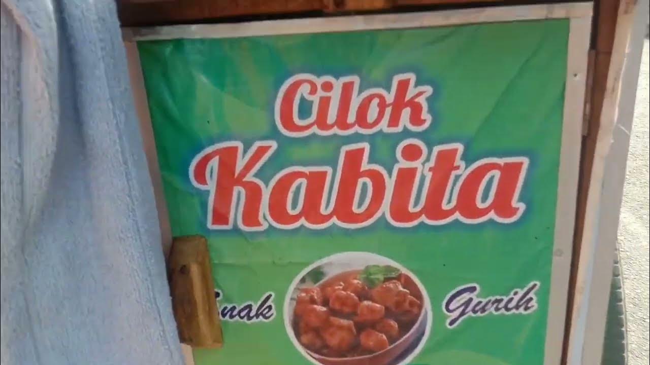Cilok Kabita Khas Ciamis Jajanan Pinggir Jalan Anak SD Enak Gurih @dlohok - YouTube