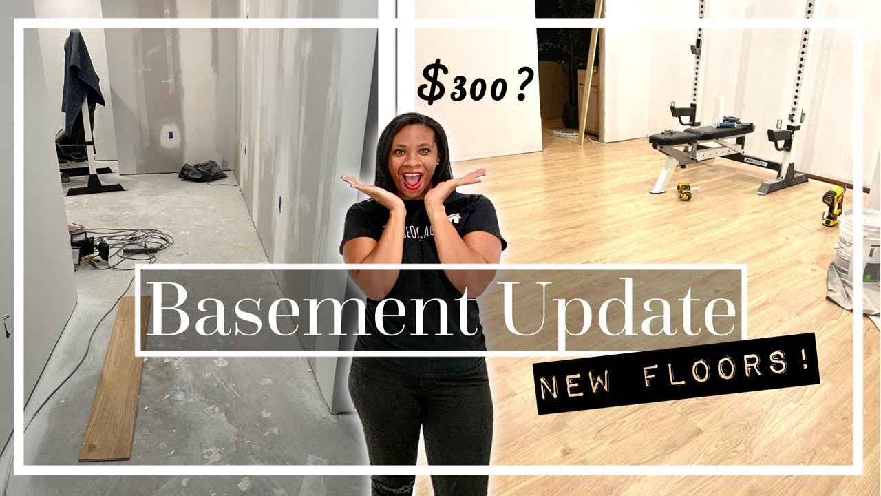 DIY Installing Laminate Floors | Basement Update | House to Home UPDATE - YouTube