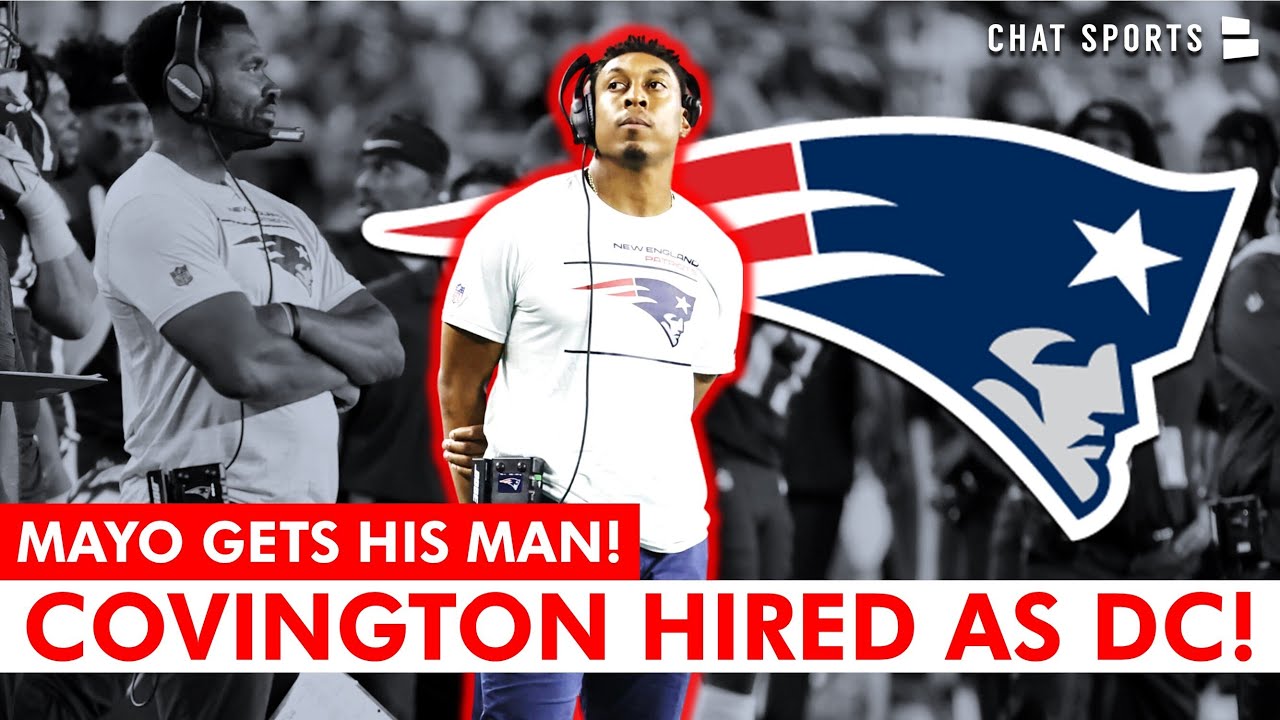 BREAKING NEWS: DeMarcus Covington Named Patriots Defensive Coordinator ...
