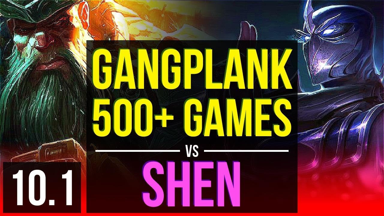 Gangplank Vs Shen Top Rank 3 Gangplank 1 8m Mastery Points 500