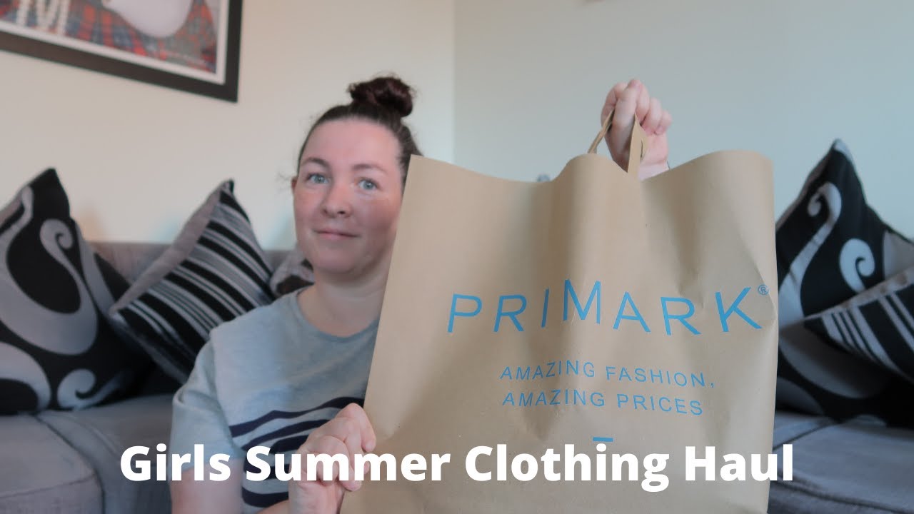 GIRLS PRIMARK SUMMER CLOTHING HAUL | KIDS CLOTHING HAUL | SPRING ...