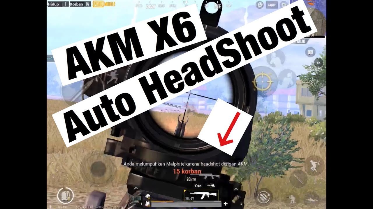 CHELLENGE AKM SCOPE X6 - PUBG MOBILE - YouTube