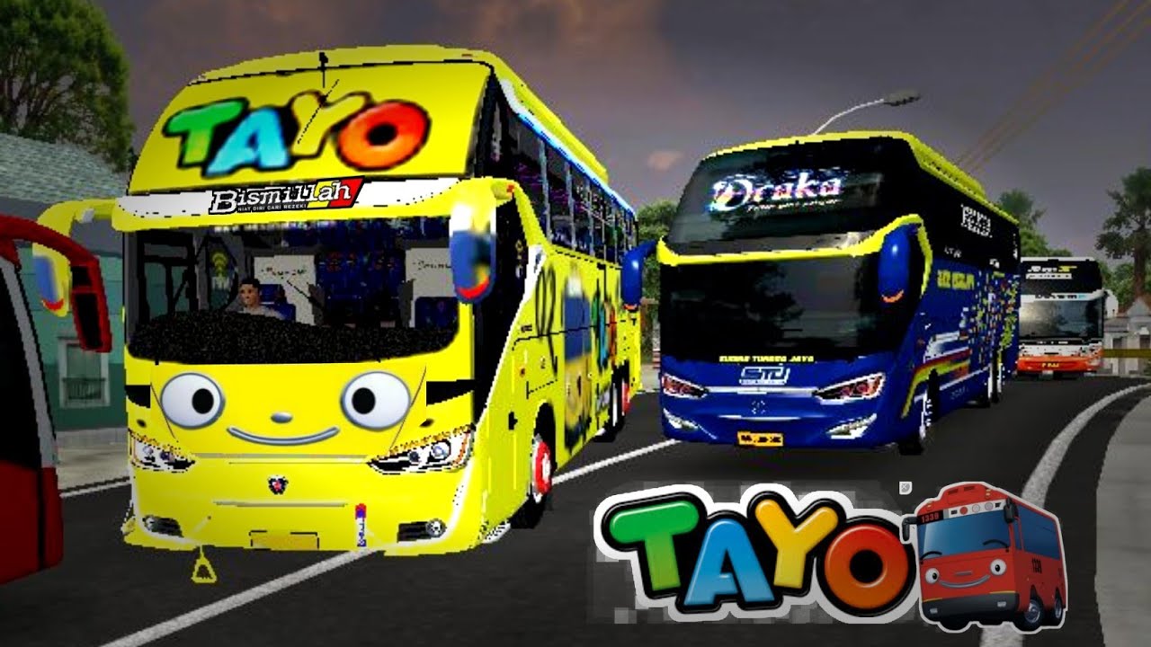 BUS TAYO KUNING PEMBERANI - YouTube