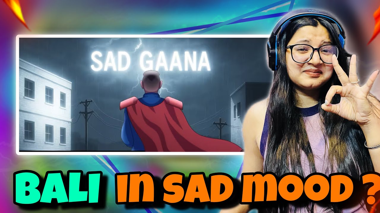 SAD GAANA - (Animated Video) | BALI | AN1K8T | Reaction Video - YouTube