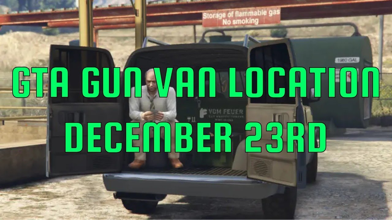 GTA Online - The Gun Van Location (December 23rd) - YouTube