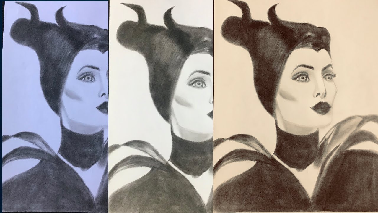 HOW TO DRAW MALEFICENT? - YouTube