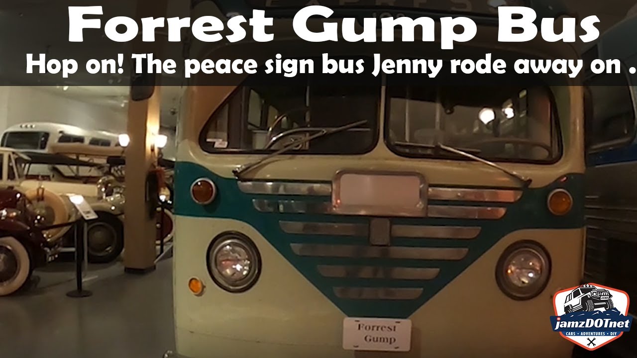 Forrest Gump Peace Sign Bus at the AACA Museum - YouTube